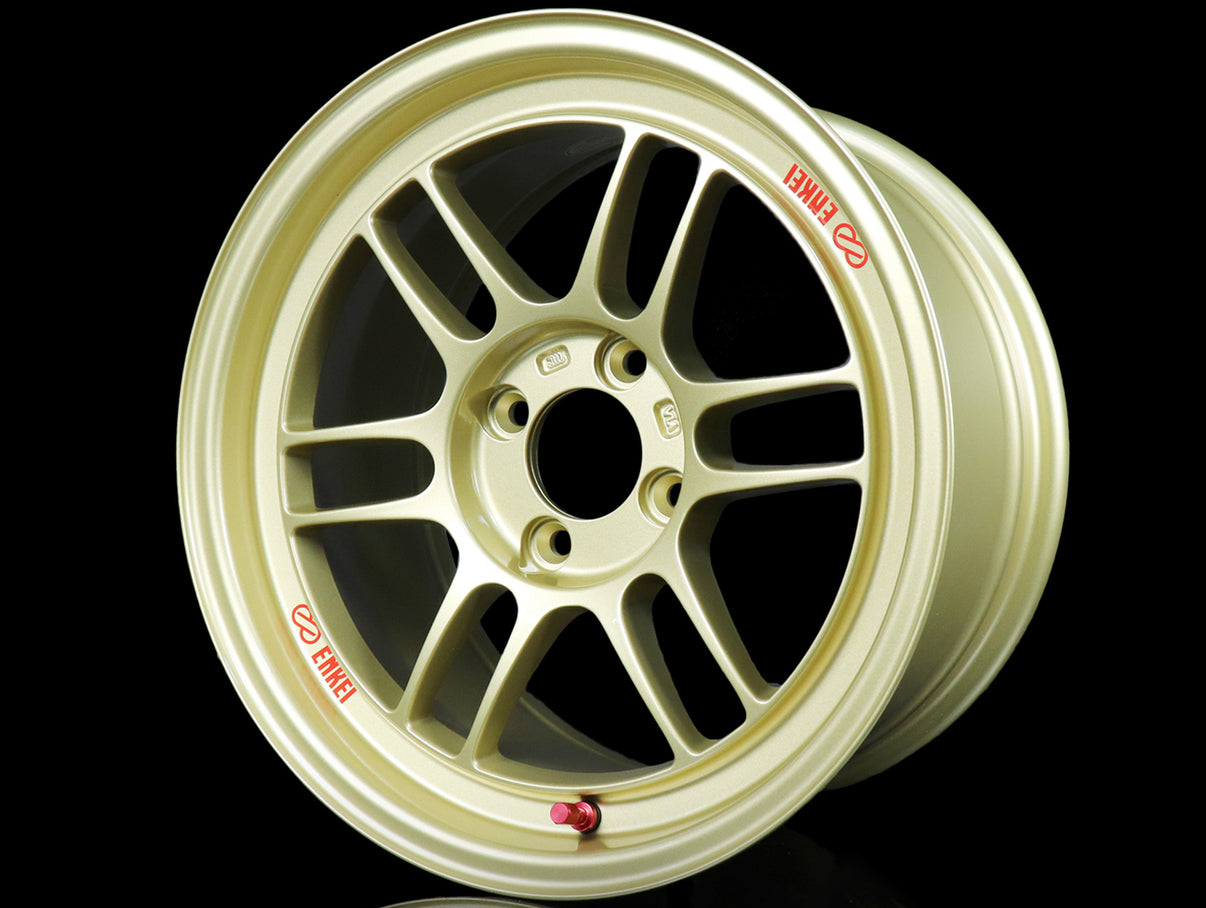 Enkei RPF1 Wheels - Gold 15x8 / 4x100 / +28 - JHPUSA