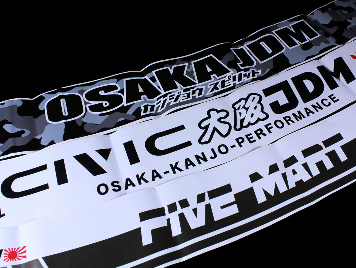Osaka JDM Windshield Banner - JDM Honda Parts USA – JHPUSA