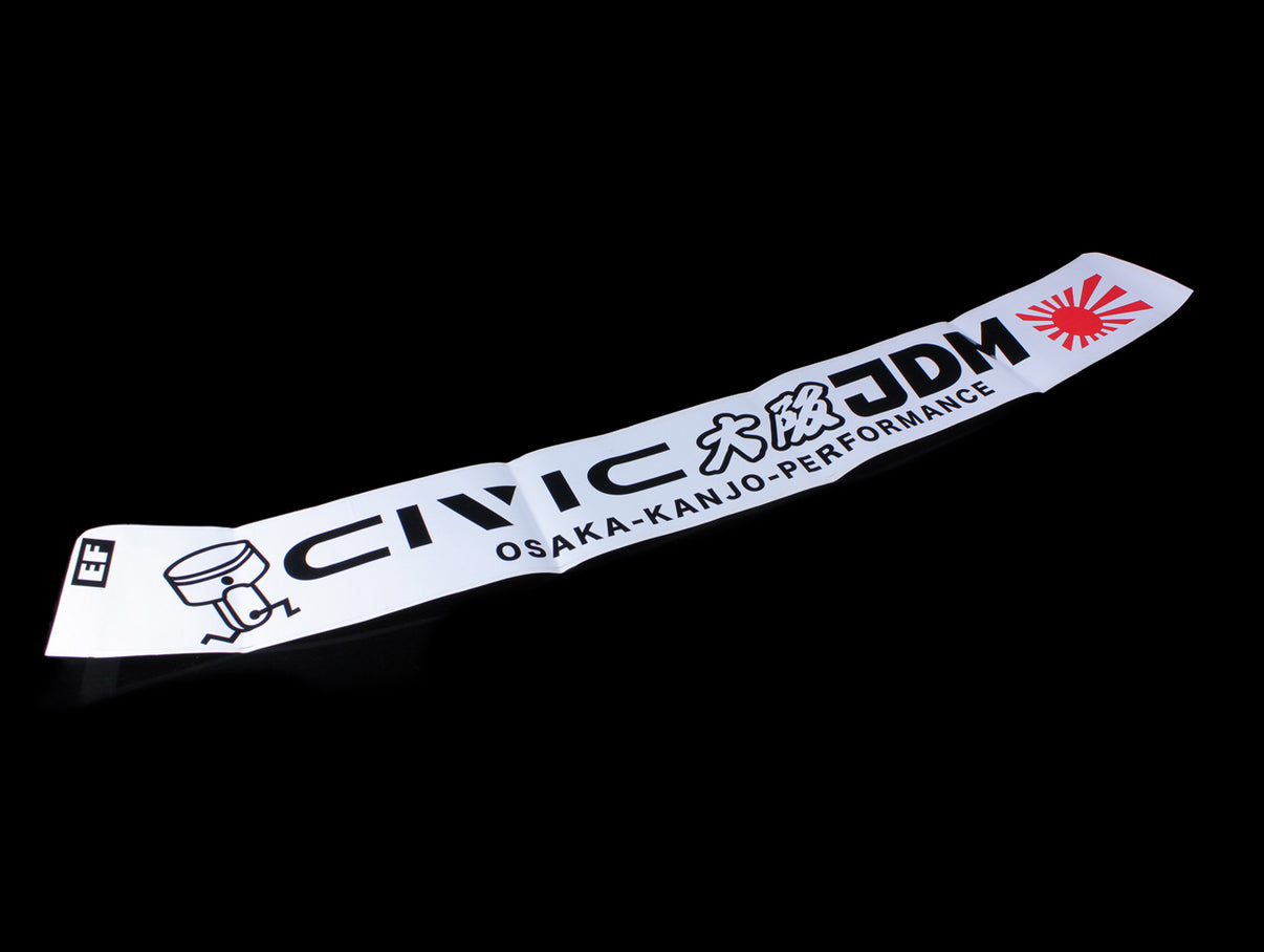 Osaka JDM Windshield Banner - JDM Honda Parts USA – JHPUSA