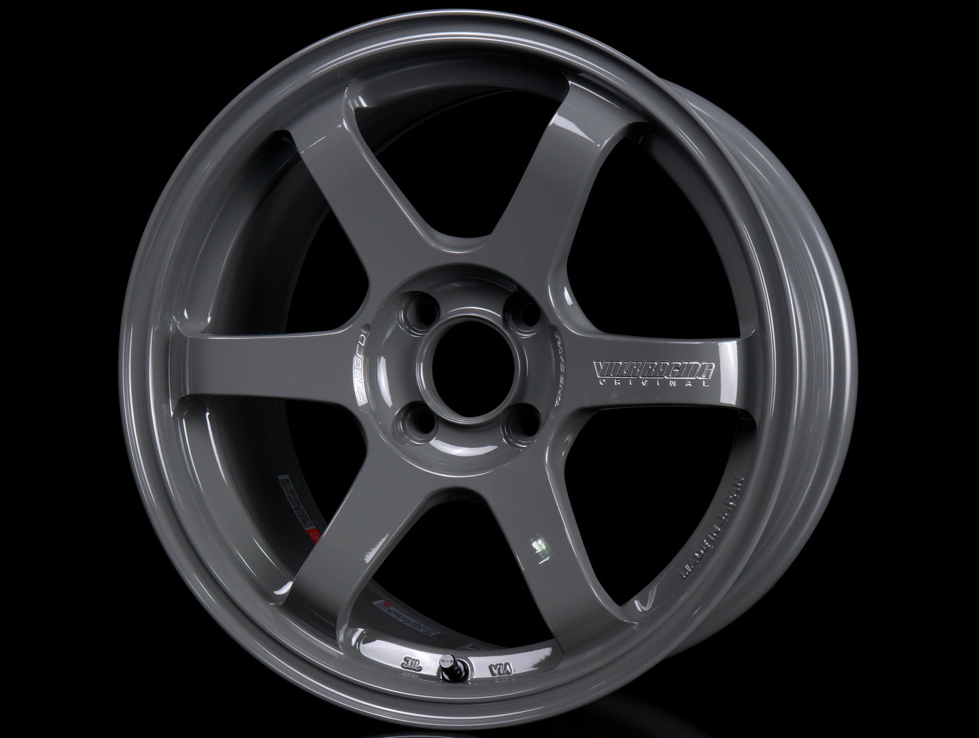 Volk Racing TE37 Sonic Wheels - Arms Gray 16x8 / 4x100 / +35 - JHPUSA