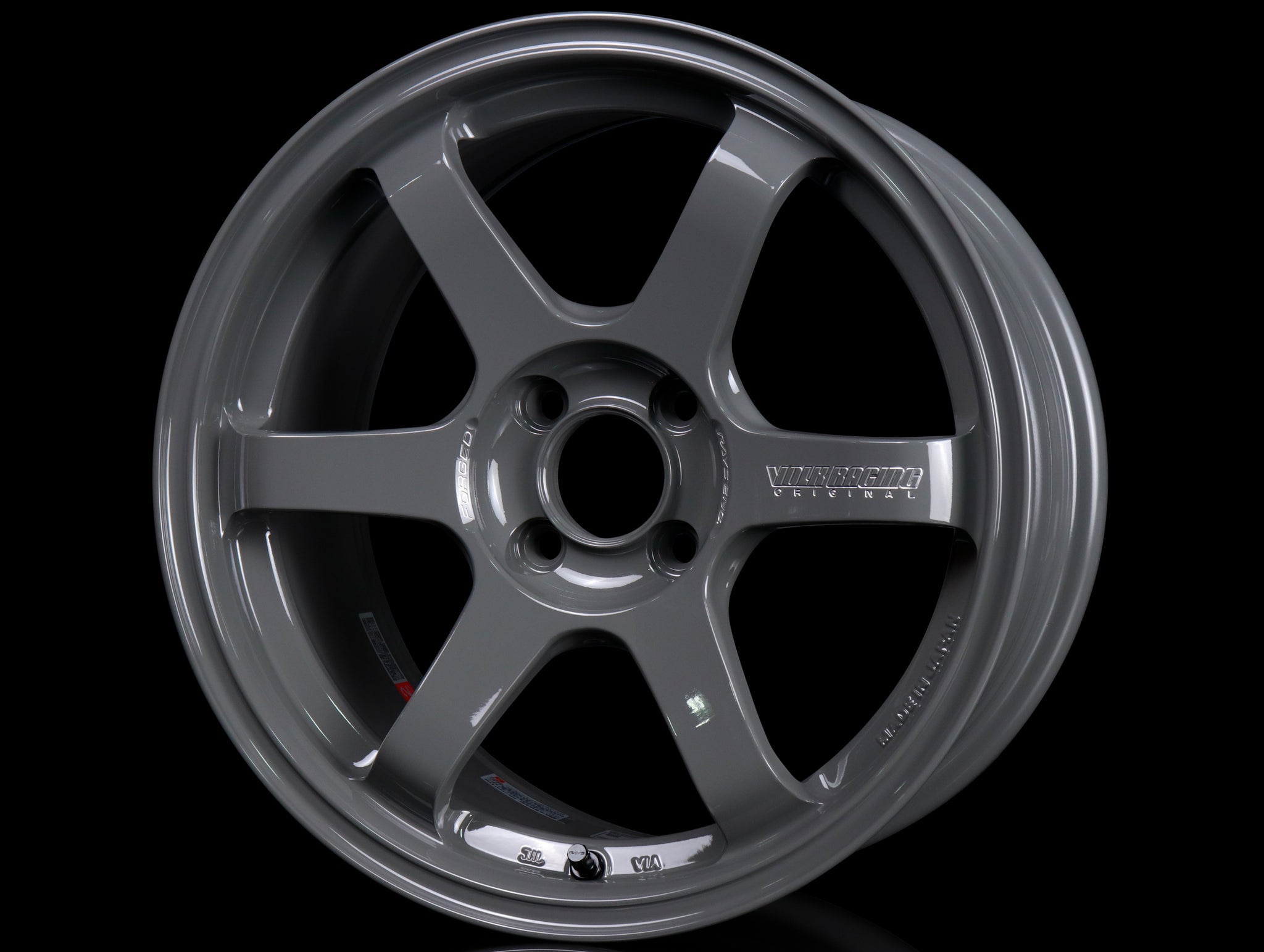 Volk Racing TE37 Sonic Wheels - Arms Gray 16x8 / 4x100 / +35 - JHPUSA