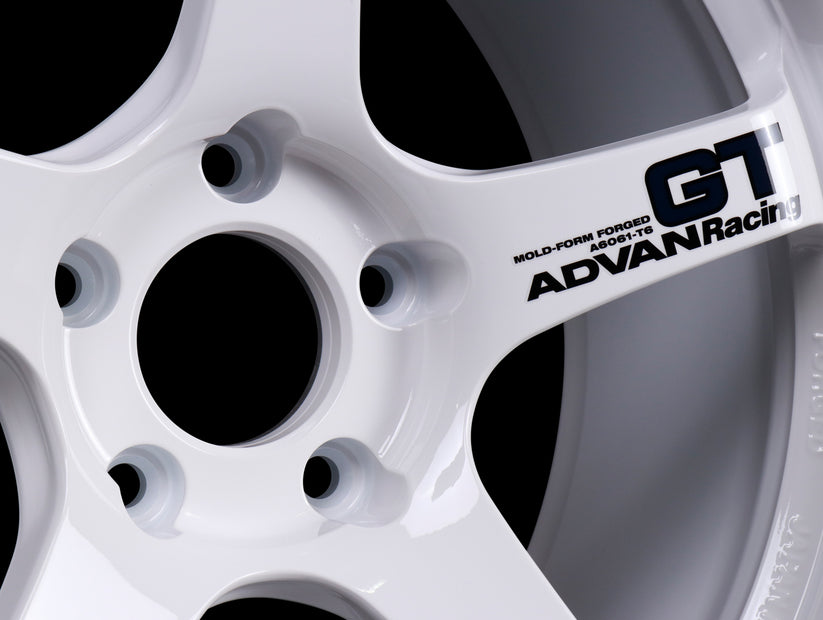 Advan Racing GT Wheels - Racing White / 18x9.5 / 5x120 / +35 - JHPUSA