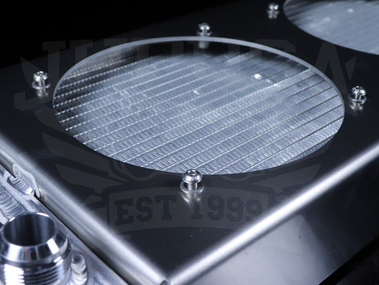 SpeedFactory Tucked Radiator w/ Fan Shroud - K-Series - JHPUSA